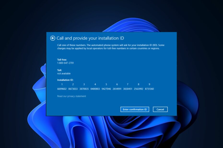 Fix: Activation by Phone is Not Available on Your Windows PC