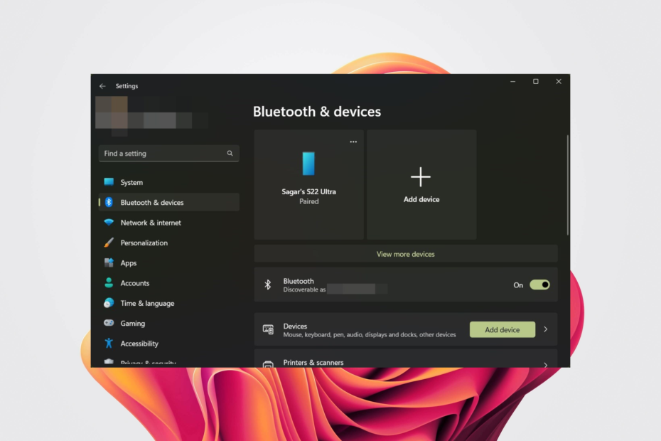 Windows 11 Can't Remove Bluetooth Device: 5 Ways to Fix it