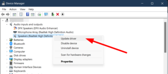 Fix: Device Type not Supported Error Realtek Audio Manager