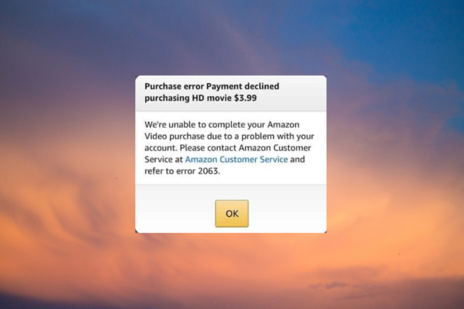 Amazon Error 2063: How to Fix This Prime Video Code