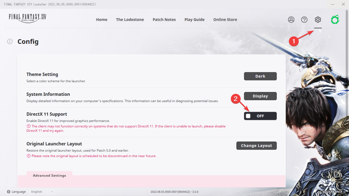 Fix: A Technical Error has Occurred in FFXIV Launcher