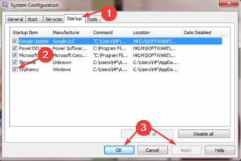 How to Disable Startup Programs in Windows 7