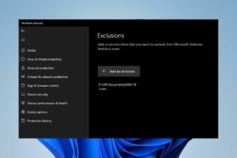Windows Defender Exclusions Not Working: 5 Ways to Fix It