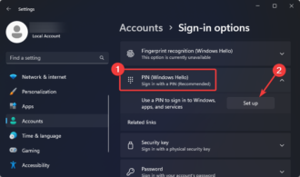 Fix Error Code 0xd0000225: Login PIN Not Available