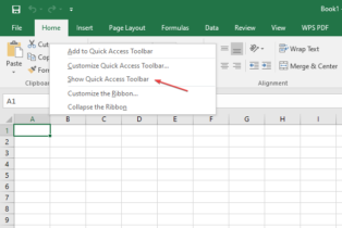 How to Customize The Quick Access Toolbar in Excel
