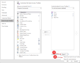 How to Customize The Quick Access Toolbar in Excel
