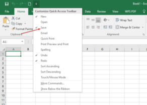 How to Customize The Quick Access Toolbar in Excel