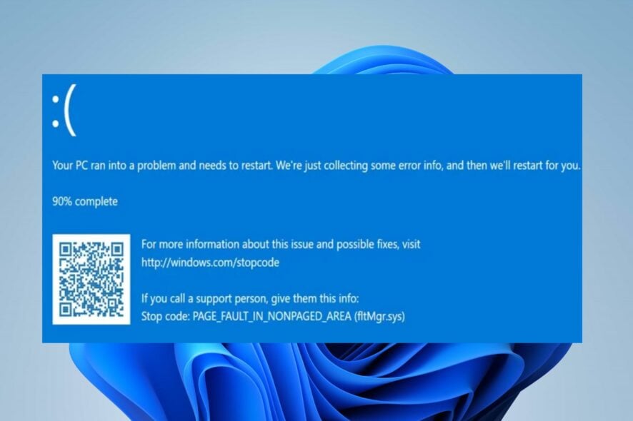 How to Fix fltmgr.sys BSoD on Windows 10 & 11