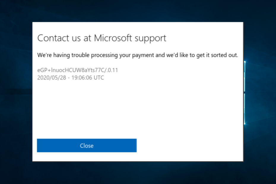 Microsoft We're Having Trouble Processing Your Payment: Fix