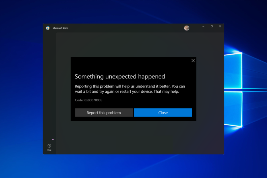 Microsoft Store 0x80070005 Error: 7 Quick Ways to Fix It