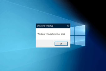 Windows 10 Installation Has Failed [Easily FIXED]