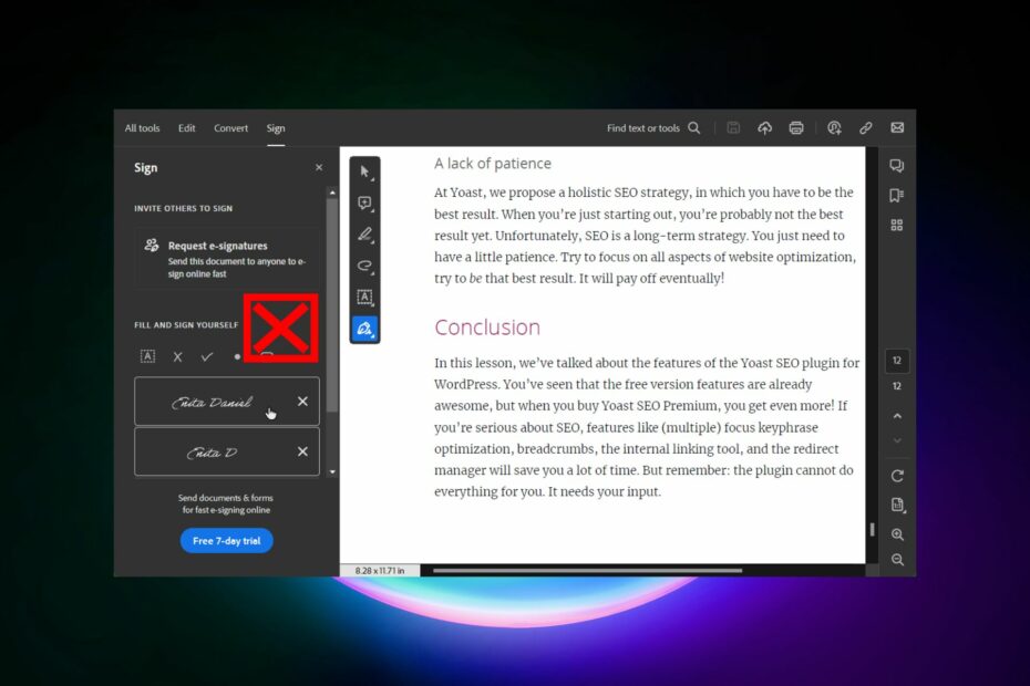 Adobe Fill And Sign Not Working: 4 Quick Fixes