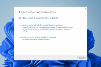 How to Install Apple Mobile Device USB Driver on Windows 11
