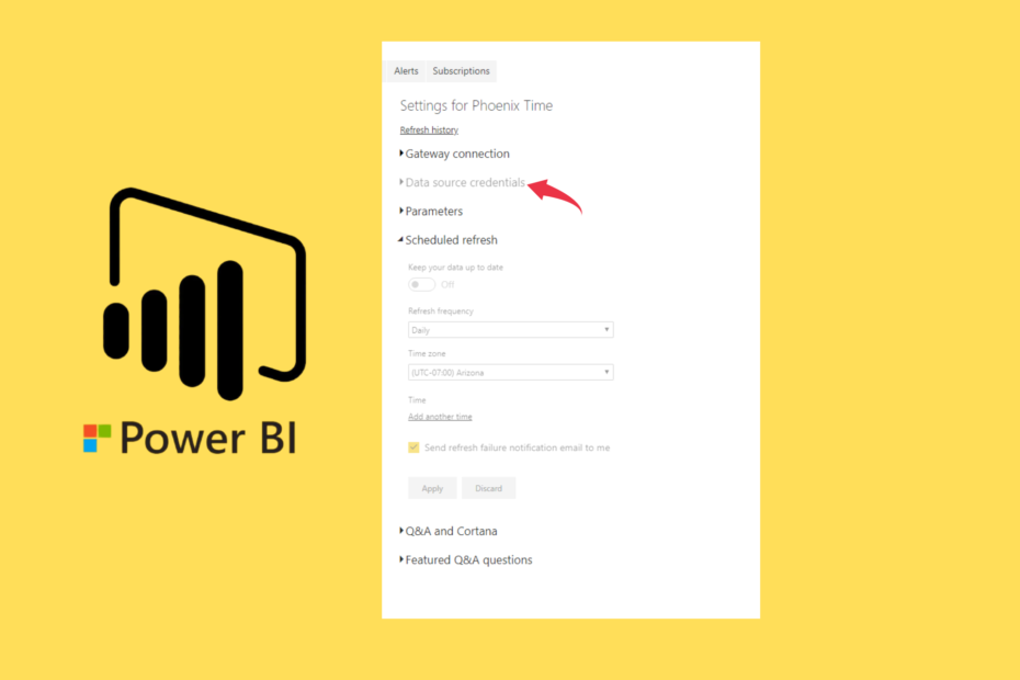 Power Bi Data Source Credentials Greyed Out: 4 Simple Fixes