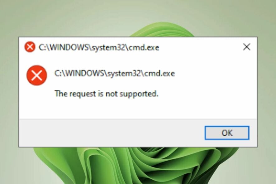 The Request is Not Supported Error: 5 Ways to Fix It