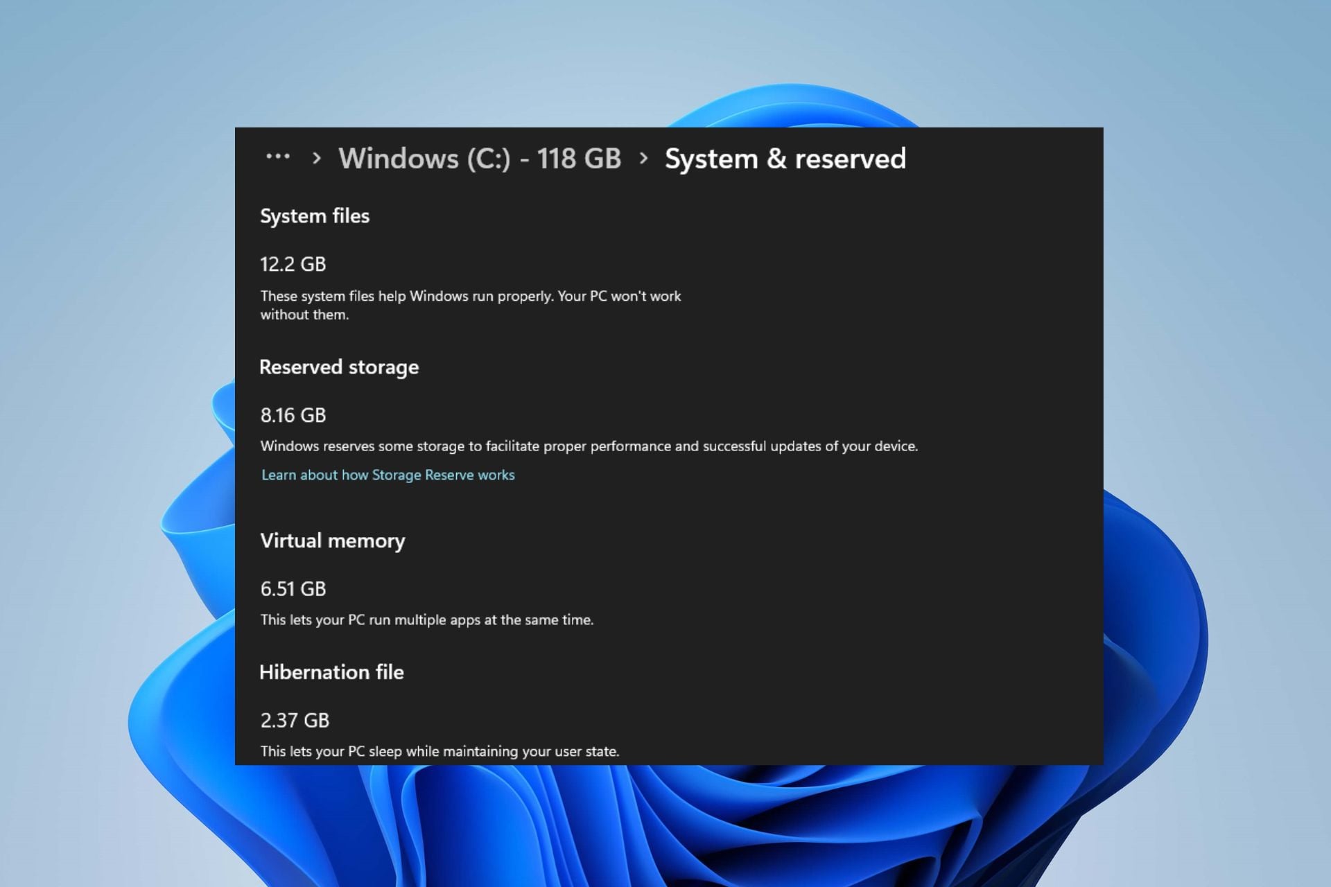 Reserved Storage on Windows 11: How to Enable or Disable It