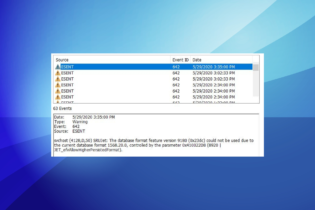 Esent Error [Event ID 455] On Windows: Quick Fix