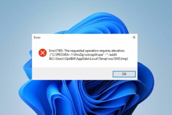 Fix: The Requested Operation Requires Elevation