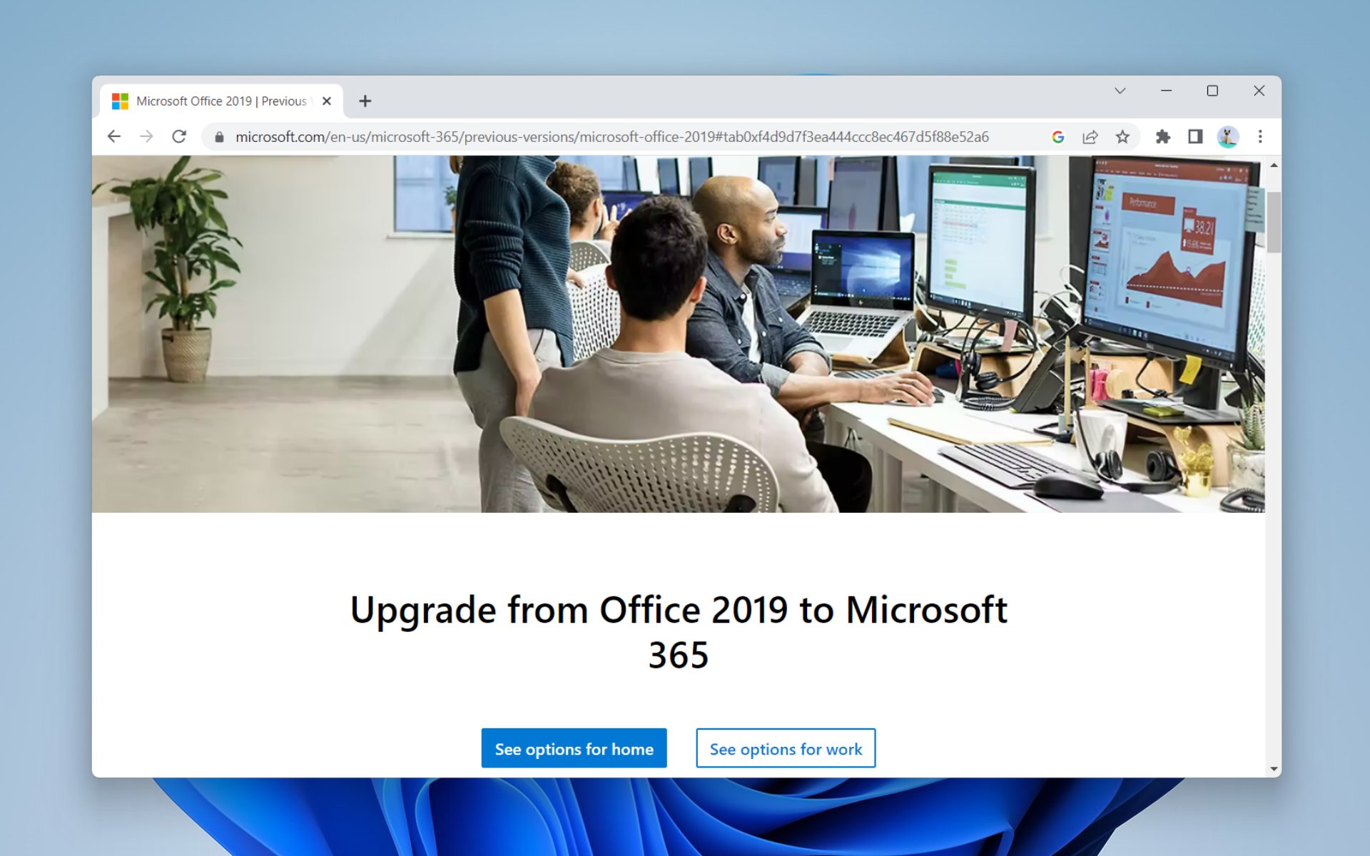 You will no longer receive new features on Office 2019