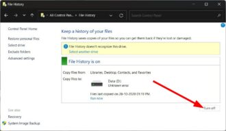 File History no Usable Drives Found: How to Fix This Error