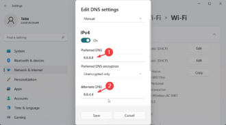 How to Change DNS Settings on Windows 11