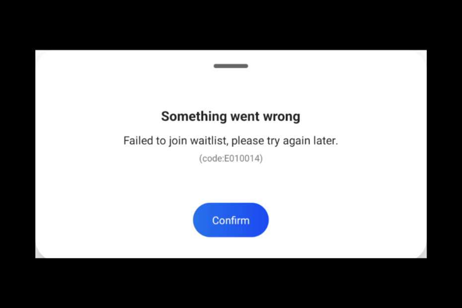 Bing Error E010014 When Trying to Join The Waitlist [Fixed]