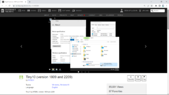 Tiny10 for Windows 10: Download & install the latest version
