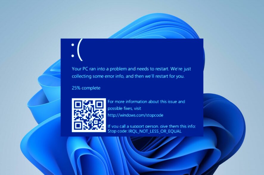 Fix: DRIVER_IRQL_NOT_LESS_OR_EQUAL (kbdclass.sys) BSoD