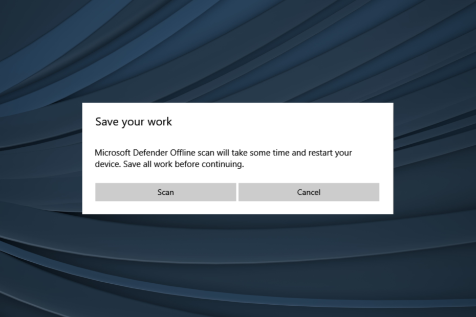 Windows Defender Offline Scan Not Working: 6 Ways to Fix It