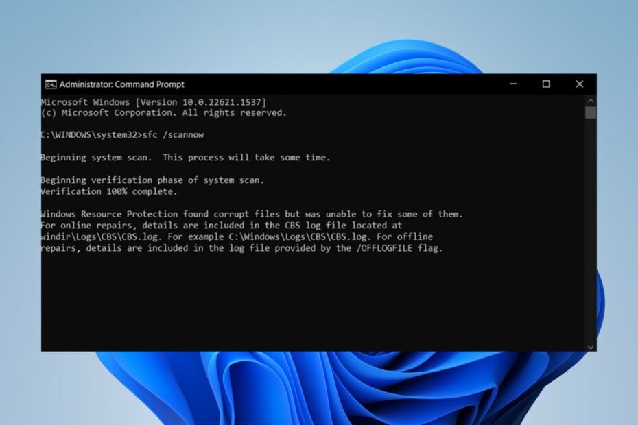 SFC Scannow Unable to Fix Corrupt Files? Here's What to Do