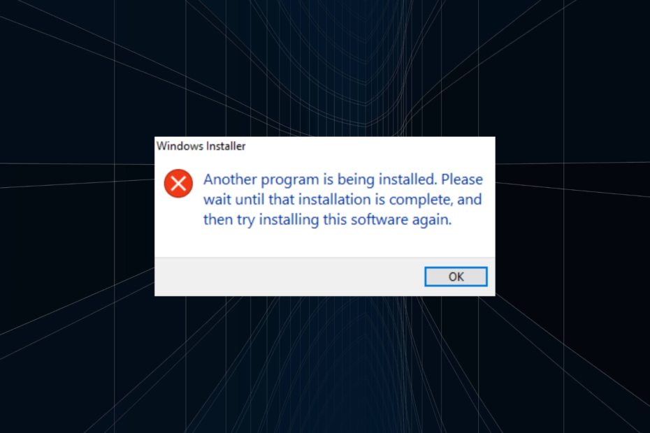 Another Program is Being Installed: 5 Methods to Stop It