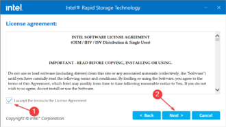 Intel Rapid Storage Technology Driver for Windows 10 & 11
