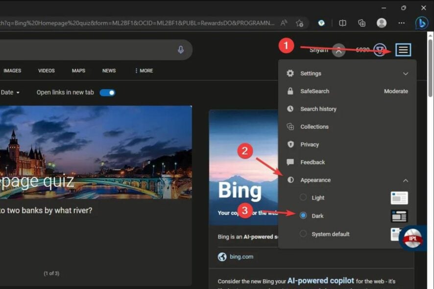 Bing Search Dark Mode: How to Enable it