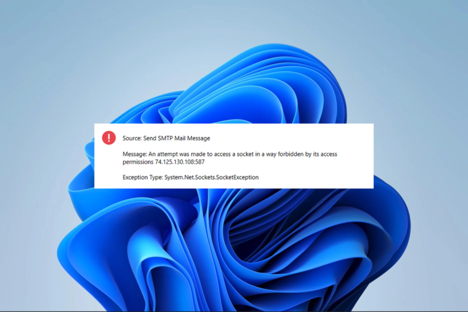 Fix: Attempt Was Made to Access a Socket in a Way Forbidden