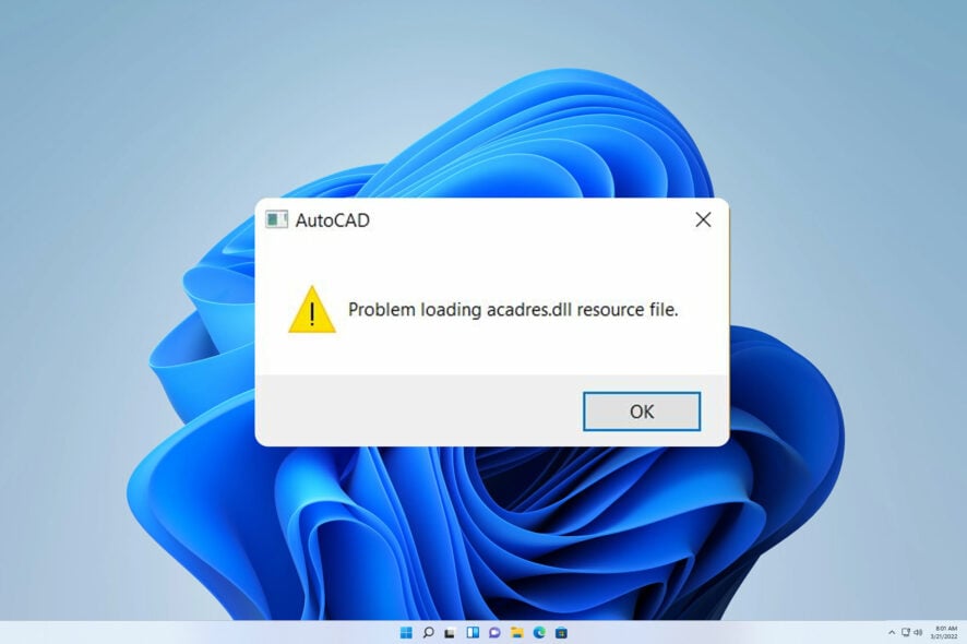 Acadres.dll Missing Error: How to Fix It