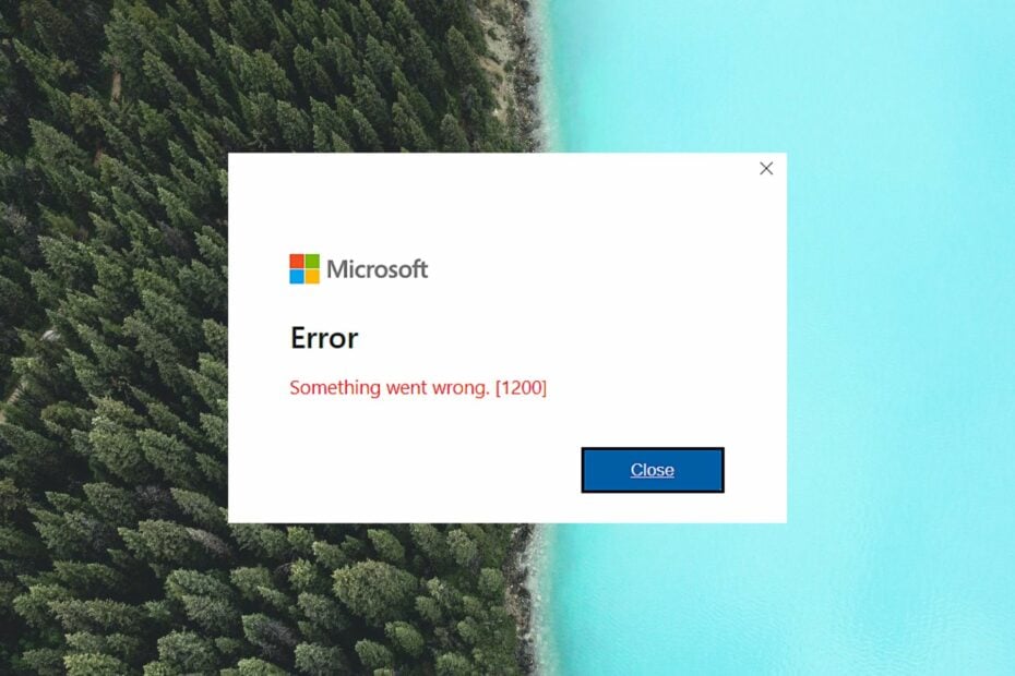 Error 1200: How to Fix This Microsoft Sign-in Issue