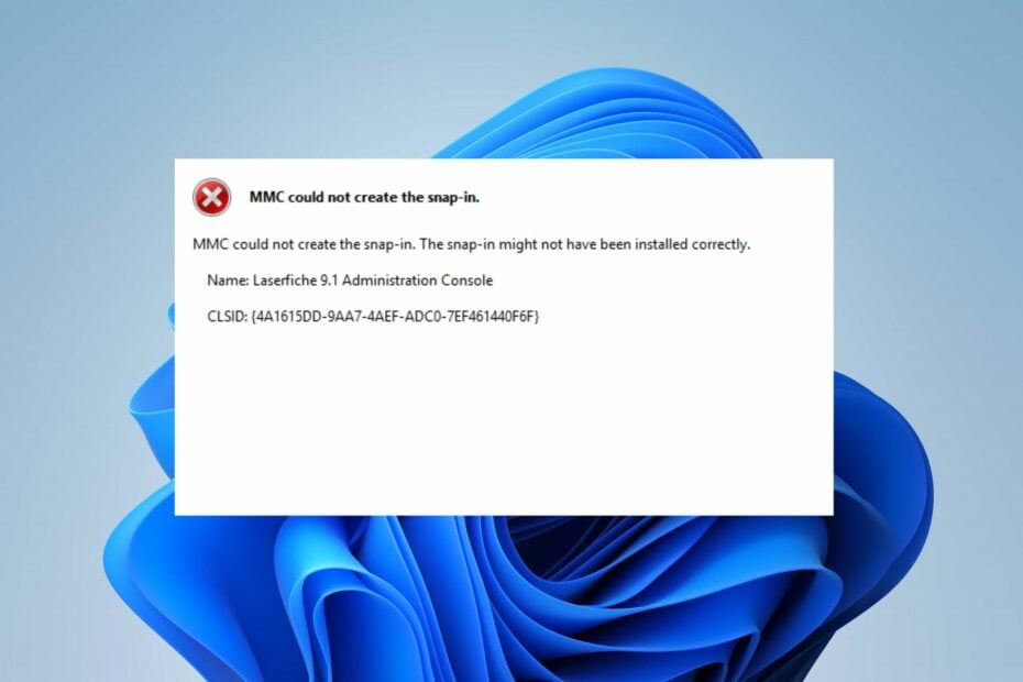5 Ways to Fix MMC Could Not Create the Snap-in-Error