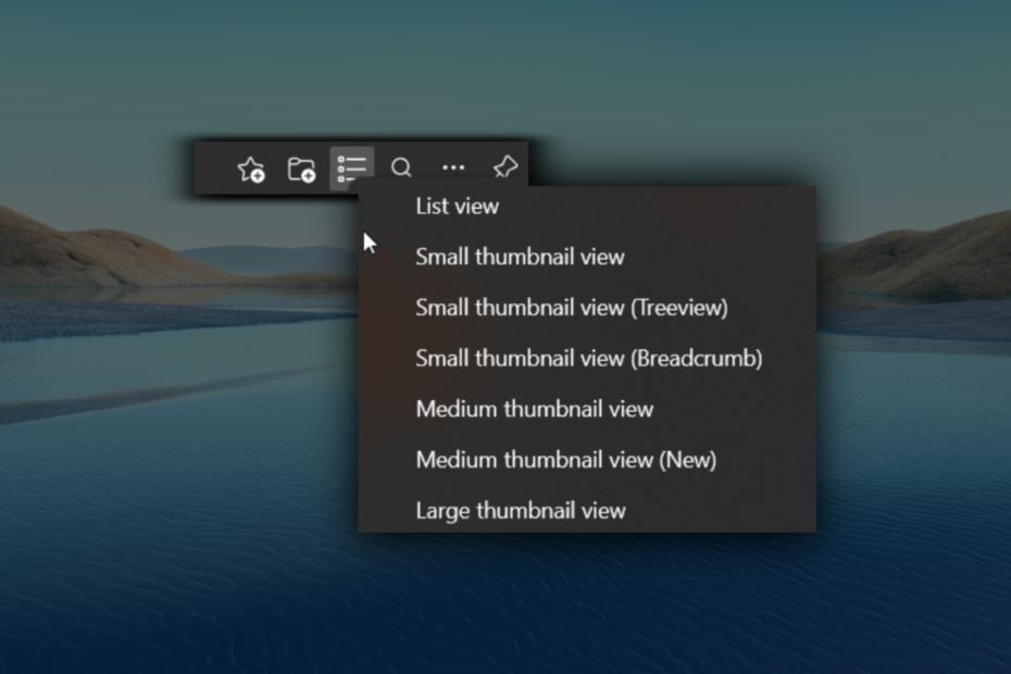 Is Microsoft slapping thumbnails to your Favorites on Edge?