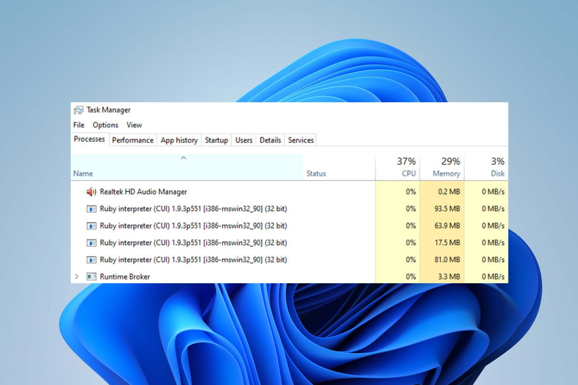 What is Ruby.exe & How to Fix its High CPU Usage