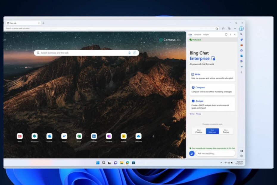 How to set up & use Bing Chat Enterprise