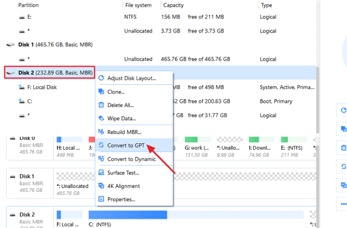 Convert MBR to GPT Without Data Loss & Formatting [How to]