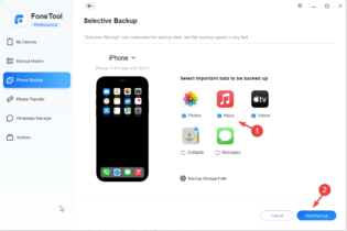 Get FoneTool: iPhone Backup Software for Data Management