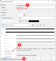 How to Fix Microsoft Word it it's not Continuing Numbering