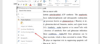 How to Fix Microsoft Word it it's not Continuing Numbering