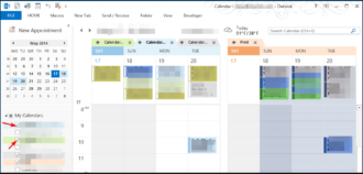 How to Overlay and View Multiple Outlook Calendars at the Same Time