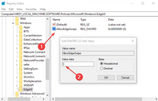 How to Permanently Disable Left Swipe on Windows 11