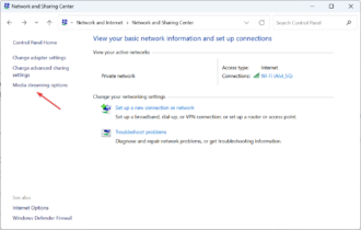 How to Turn Off/On Media Streaming in Windows 11 [5 Ways]