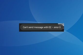 EE Error 0: Can't Send Message [Fix Guide]