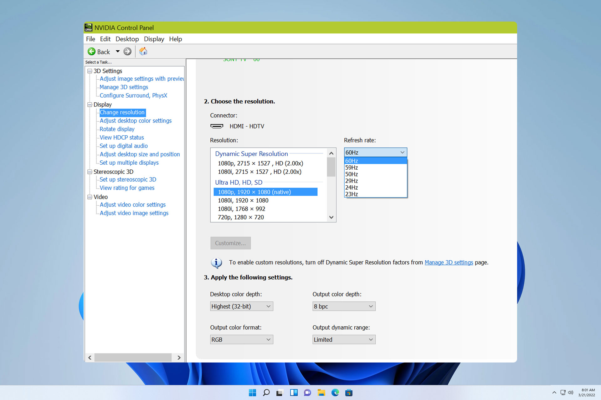 Fix: Monitor is Stuck at 60Hz on Windows 11
