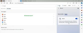 Bing Chat Plugins are now live in Microsoft Edge's sidebar